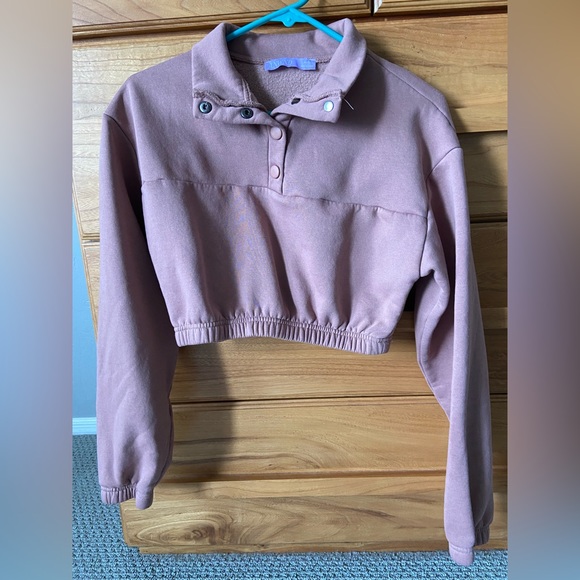 Sweaters | Anwnd Purple Crop Top Sweater | Poshmark